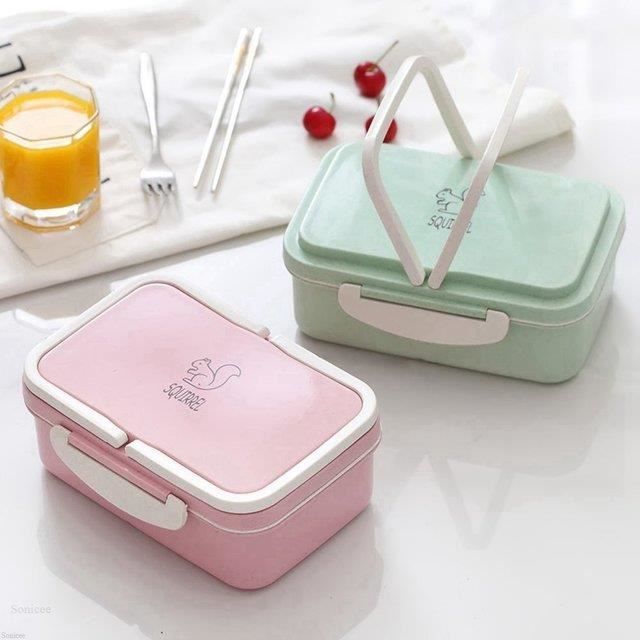 LUNCH BOX,Green--Boîte à déjeuner de 1100ml, Bento pour aliments ...