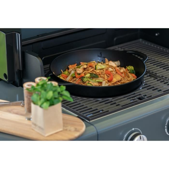 Wok en fonte Campingaz Culinary Modular - Diamètre 32cm - Noir ...