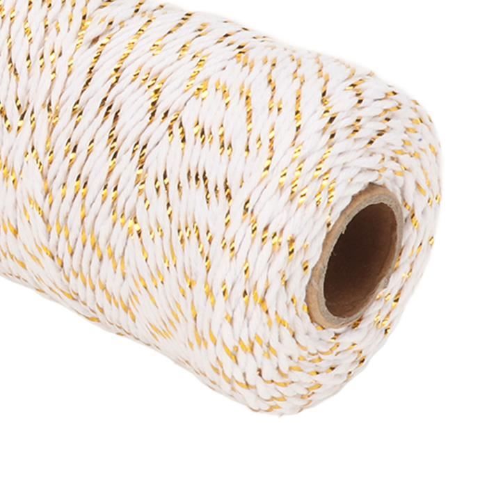 Ficelle en Coton - Ficelle - 2 Rouleaux - 109 Mètres - Couleurs Vives ...