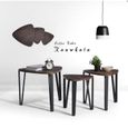 Table basse industrielle gigogne VASAGLE, ensemble de 3 tables d ...