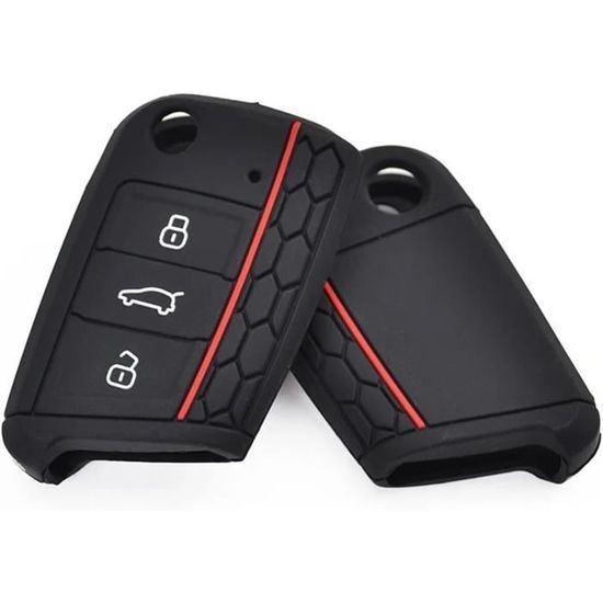Coque Clé Voiture Pour Vw Pour Polo Pour Tiguan Pour Golf 7 Pour Mk7 ...