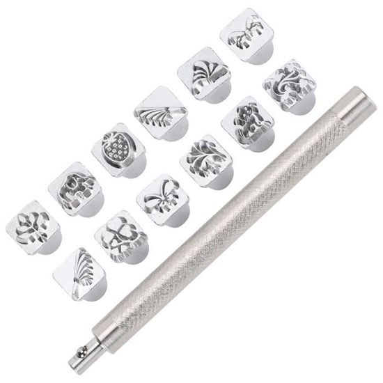 Kit d'outils de poinçon d'estampage Durable, 12 pièces outil de poinçon ...