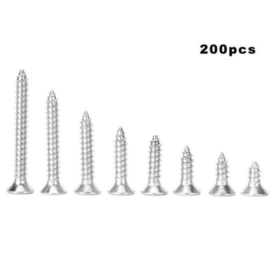 Vis autotaraudeuse, vis pratique, dureté élevée précise en acier inoxydable fiable et solide ...