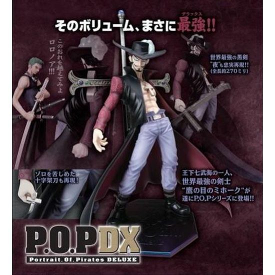 Statue en PVC ONE PIECE - Mihawk P.O.P. DX de MEGAHOUSE - Epée des ...