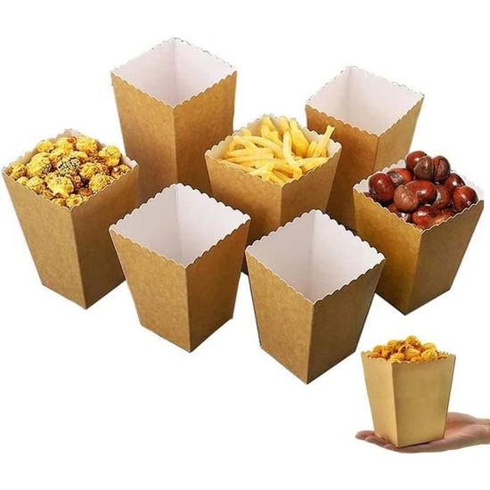 30 Pack Popcorn Boîtes Boite Pop Corn Bonbons Conteneur Pour Les ...