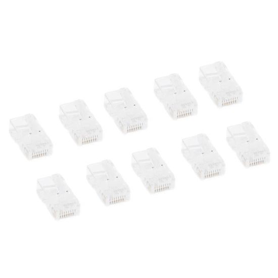 ZJCHAO Lot de 100 Connecteurs RJ45 Ethernet 8P8C - Tête pour ...