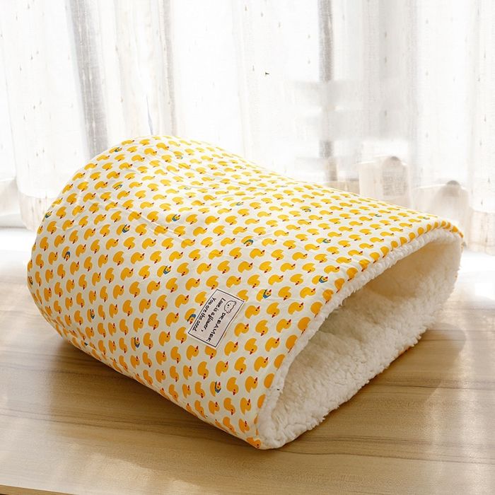 Lit chaud en tissu velours pour chats et chiens, hiver et automne ...