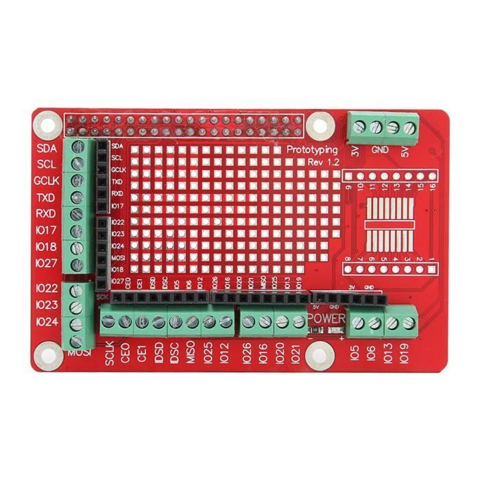 Alomejor Carte d'extension pour Raspberry Pi Module de protection de ...
