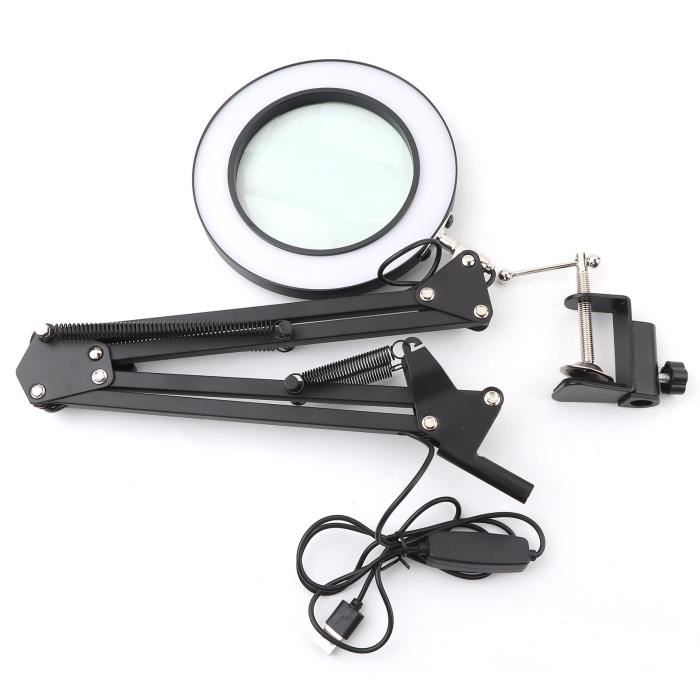 Atyhao Lampe de table loupe Lampe en forme de loupe, lampe de table à ...
