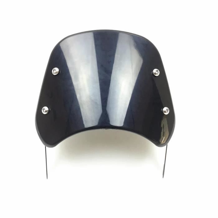 (Noir) Universal Retro Headlight Winking Wind Déclecteur de déflecteur ...