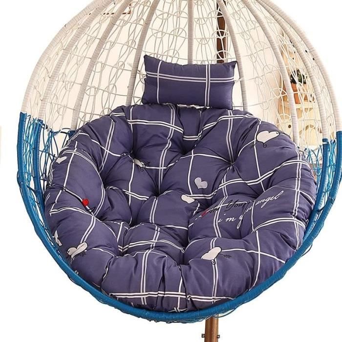 Coussin Rond pour Fauteuil Rotin AntidéRapant Coussin pour Hamac Chaise ...