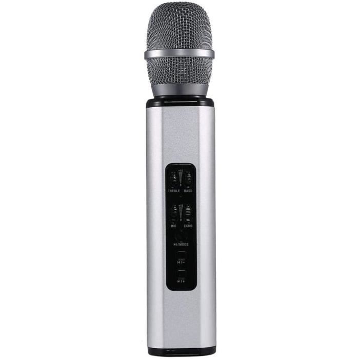 Microphone Téléphone Portable K Song Microphone sans Fil Multifonction ...