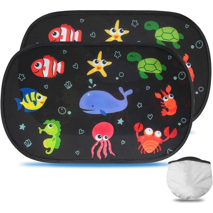 Pare Soleil Voiture Bébé et Enfant - Adhésion sans Ventouse, Facile à ...