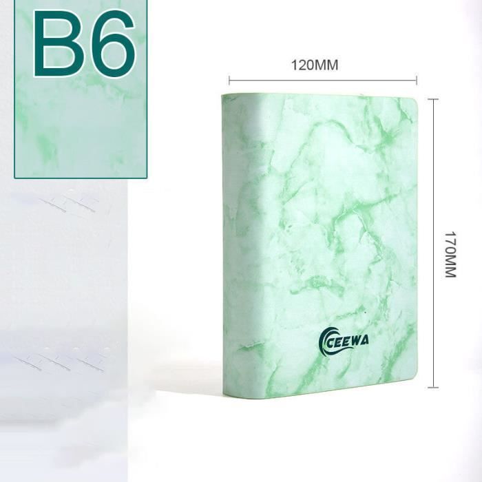 Feuillet mobile,Cahier à règles très épais de 720 Pages B6-A5,meilleur ...