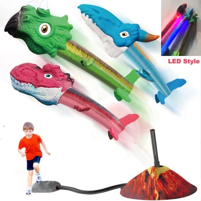 Jeux d'extérieur,Lanceur de fusée à Air LED pour enfants,jeu de Sport ...