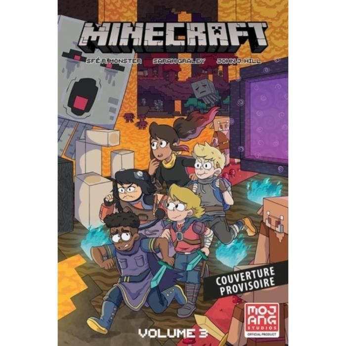 BD - Minecraft - Tome 3 - Officielle - Aventure - Bande dessinée ...