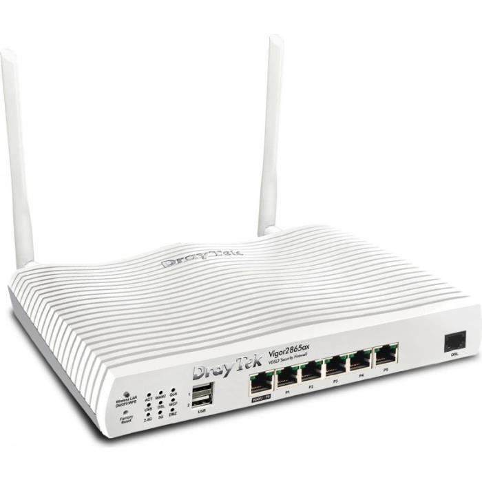 DrayTek Vigor 2865ax WLAN-Router Gigabit Ethernet Dual-Band (2,4 GHz/5 ...