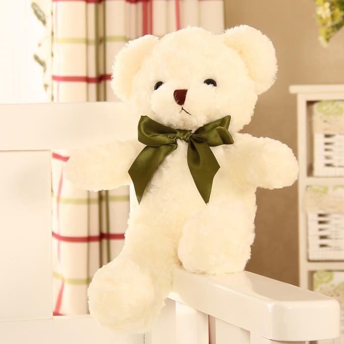 Nounours Ours en peluche - blanc 70cm - Cdiscount Jeux - Jouets