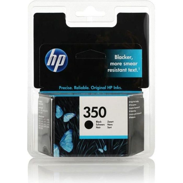 Cartouche d'encre Hp HP 350 Cartouche d'Encre Noire Authentique ...