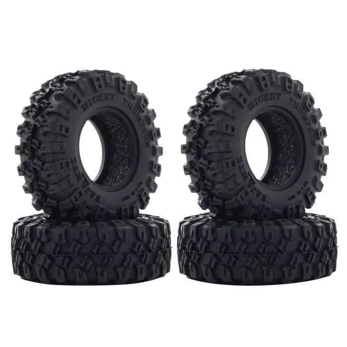 FLYING-4PCS 52X17Mm 10 Soft Rubber Wheel Tires Tyre for 1-24 RC Crawler ...