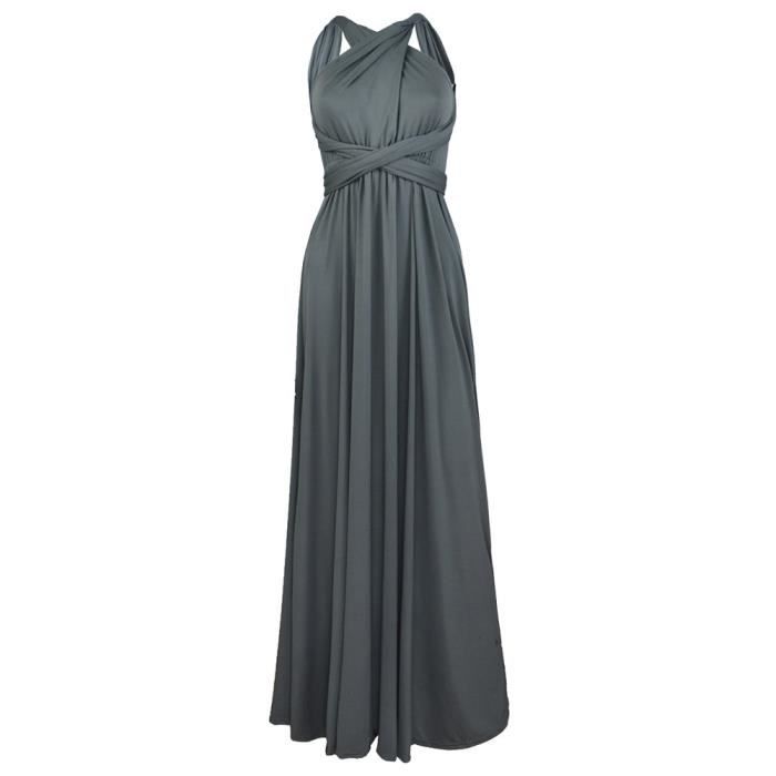 Robe,Robe Infinity Longue de Style Bohème pour Demoiselle d'Honneur ...