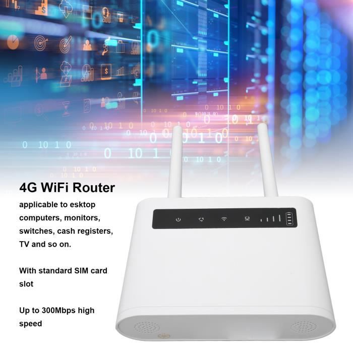 Routeur 4G Lte Routeur Wifi Double Bande Sans Fil, Routeur Wifi 4G ...