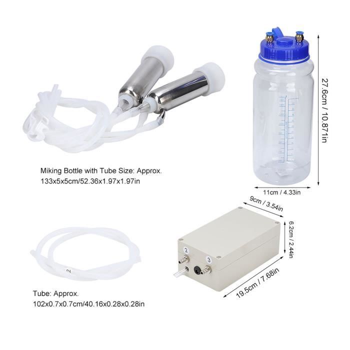 LEX Machine À Traire Mini Ménage Électrique Vide-Pulse Machine À Traire ...