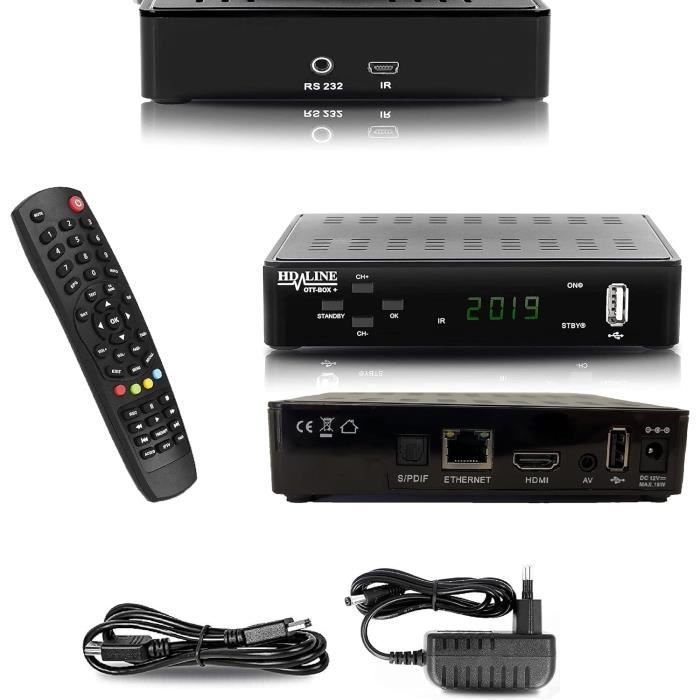 Hd-Line Iptv Box Plus-Full Hd 1080P-Lecteur Multimédia-Smart Tv ...