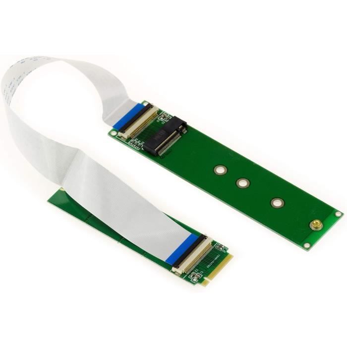 Extension Rallonge De Type Riser Pour Port M.2 Ngff, Support Ssd M2 ...