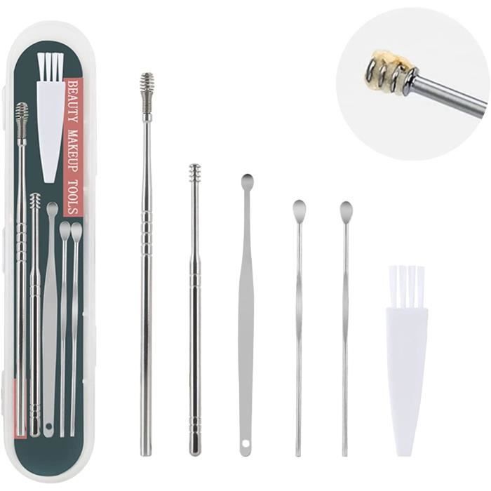 Cure Oreille,Nettoyeur Oreille,Cure-Oreille Inox,Nettoyant Oreille ...