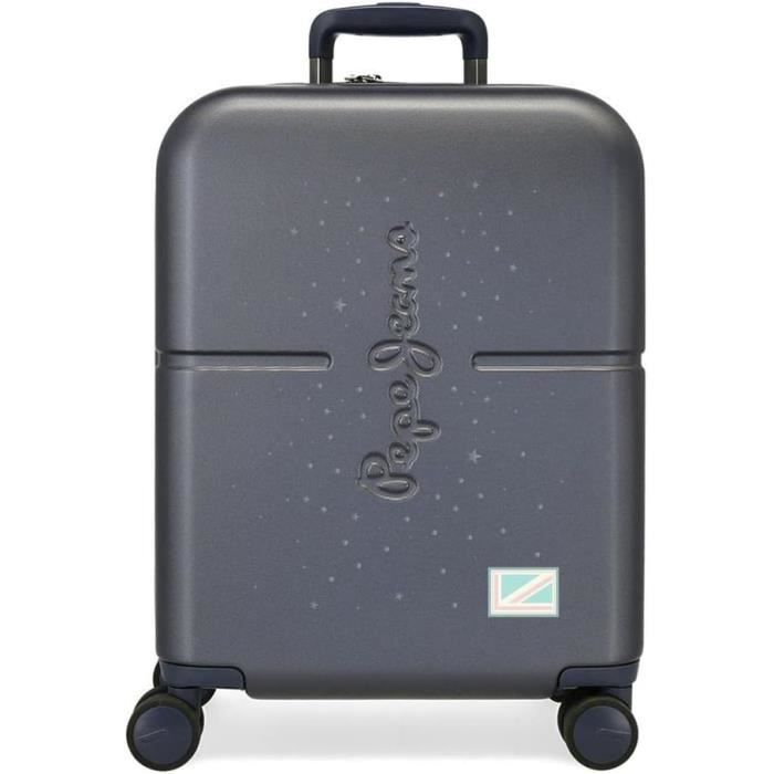 Valise cabine Jane Blue 40 x 55 x 20 cm Abs rigide Fermeture TSA ...