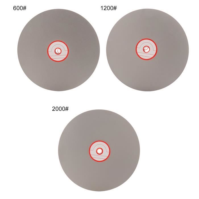 FHE- Meule à plat 2000 Grit pour disque de 12,7 mm - Cdiscount Bricolage