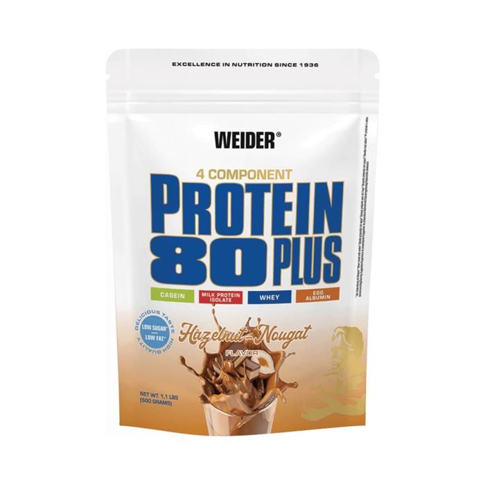 WEIDER Sachet de Protein 80+ Noisette Nougat 500g - Cdiscount Sport