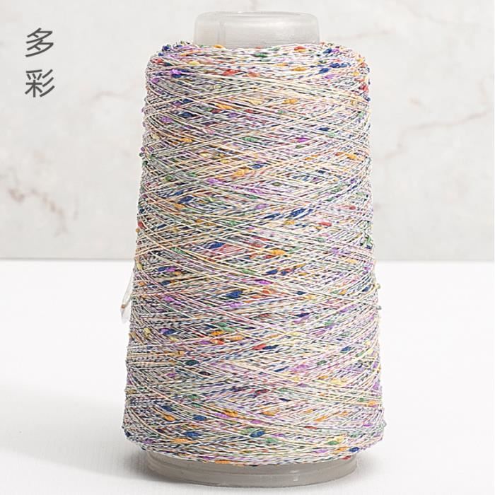 LAINE A TRICOTER,17--Fils à tricoter multicolores, fils de laine ...