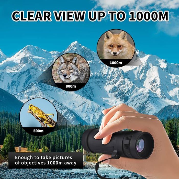 8X Monocular Pocket Lens Monocular Miniature Monoscope Pocket Telescope ...