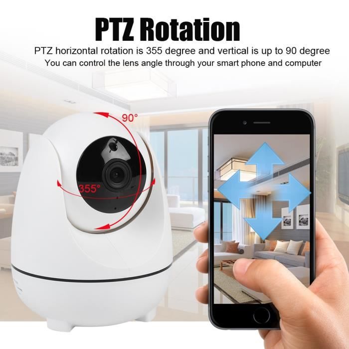 ALA HD 1080P PTZ Caméra Surveillance WiFi IP Pan - Tilt - Zoom Two-Way ...
