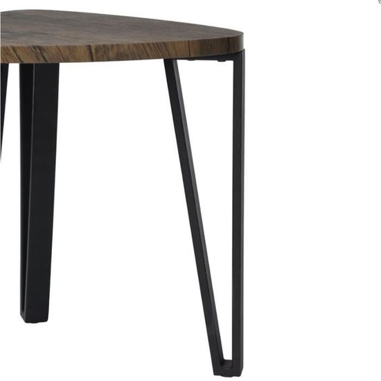 Table basse industrielle gigogne VASAGLE, ensemble de 3 tables d ...