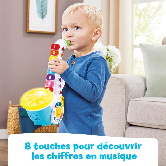 Saxophone Lumi Magique, Instrument Musique Enfant, Saxophone Interactif ...
