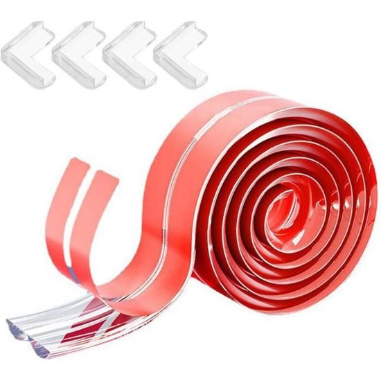 3 Mètres Bande Coin de Table Protection Bebe,avec 4 Protections d'angle ... 3 Mètres Bande Coin de Table Protection Bebe,avec 4 Protections d'angle ...
