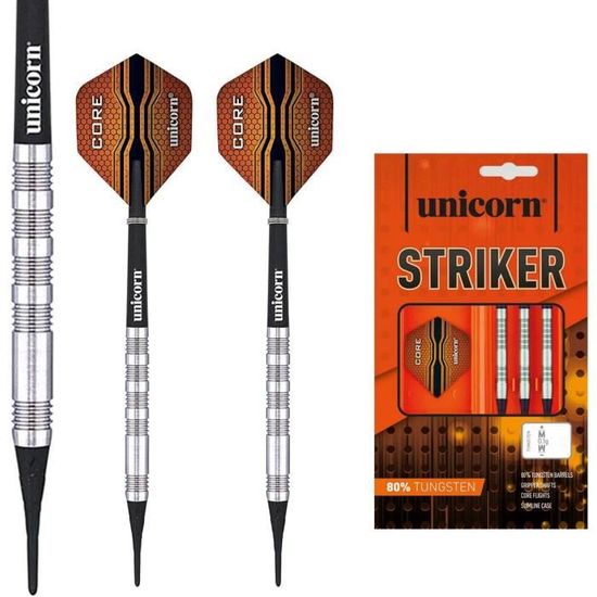 Core XL Striker Tungsten Style 4 Soft Tip Fléchettes Homme, Orange, 17 ...