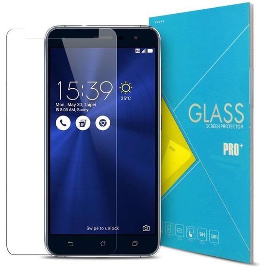 Protection écran Verre trempé Asus Zenfone 3 Max ZC520TL 5.2 - 9H 0.33mm 2.5D - Cdiscount Téléphonie