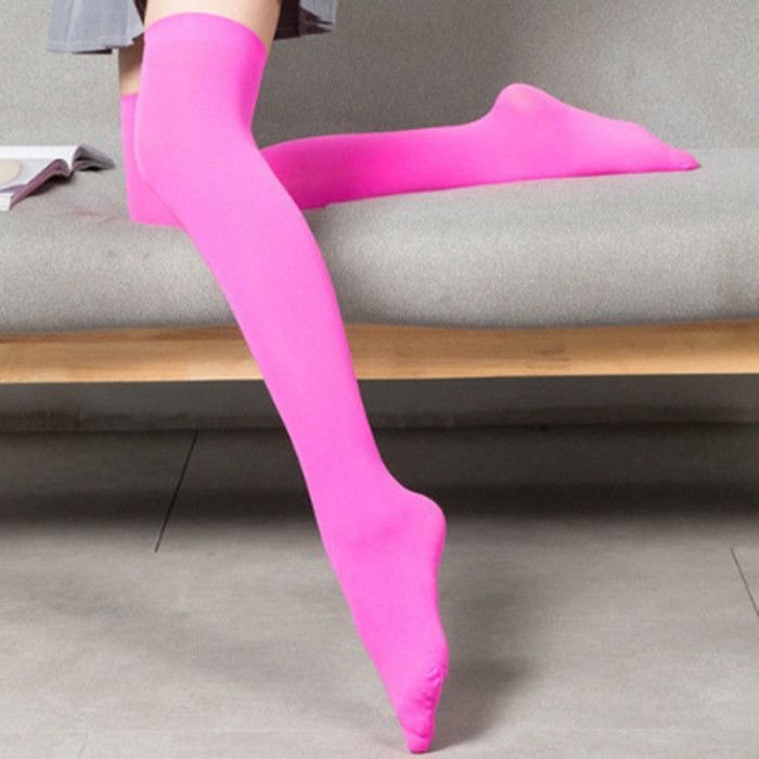 Chaussettes Longues Et Fines Pour Femmes Bas Sexy Et Mignons Couleurs
