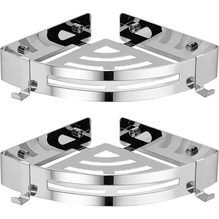 Etagere Douche Rangement Angle Salle de Bains Serviteur Triangulaire ...