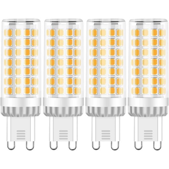 Ampoule G9 LED 9W 750LM Blanc Chaud 3000K, équivalen 50W-80W halogène ...