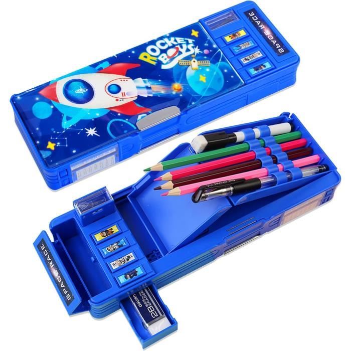 Trousse à crayons multifonction pop-up pour filles et garçons, jolie ...