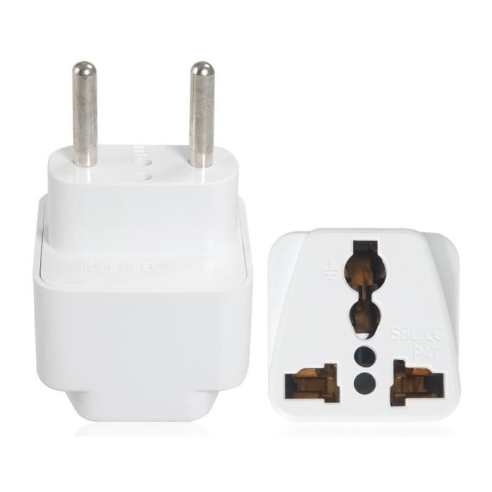 Adaptateur Universal Plug UE (Blanc)