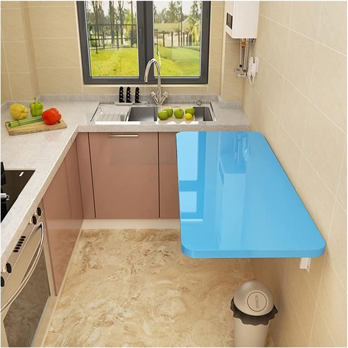 Table Murale Rabattable Cuisine Tables Abattantes Établi Pliant Pliable ...