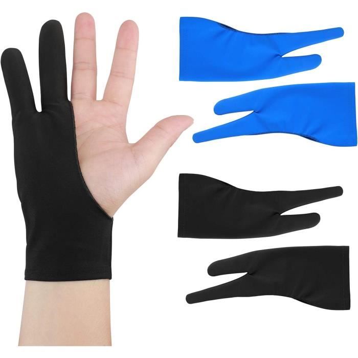 Gant Dessin d'artiste Artiste Gant pour Tablette Graphique Deux Doigts ...