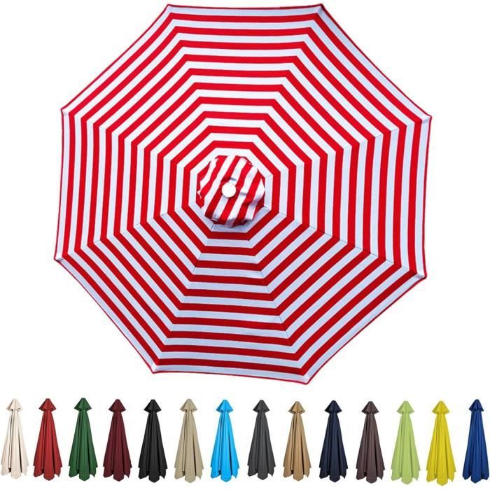 Housses De Rechange Pour Parasol 2M 2.7M 3M 6-Ribs 8-Ribs,L'Ancien Auvent Auvent De Rechange ...