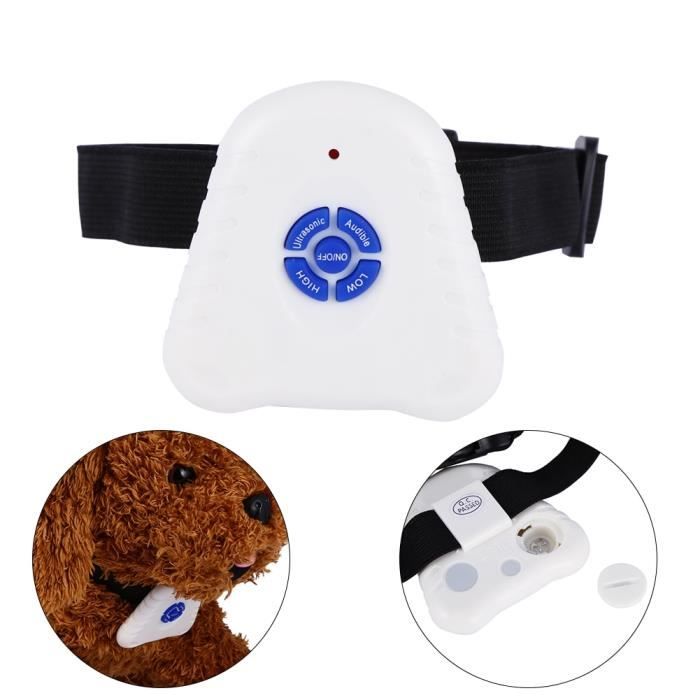 Adjustable Ultrasonic Anti Bark Collar Waterproof Stop Barking Control ...